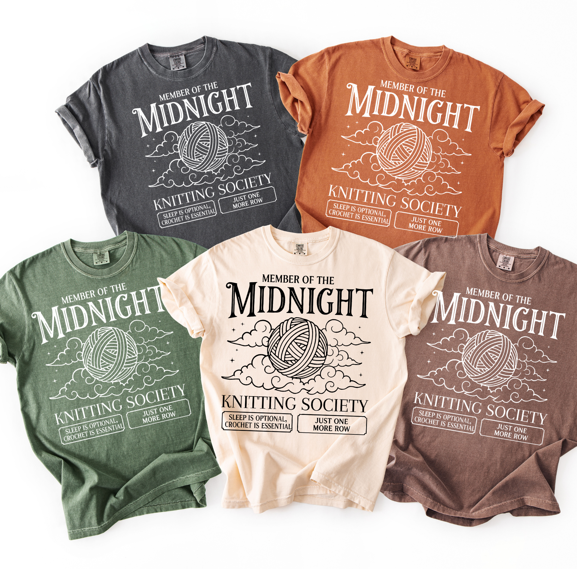 Tashi B-Midnight Knitting- Neutral Solid- White Font – Unhinged ...